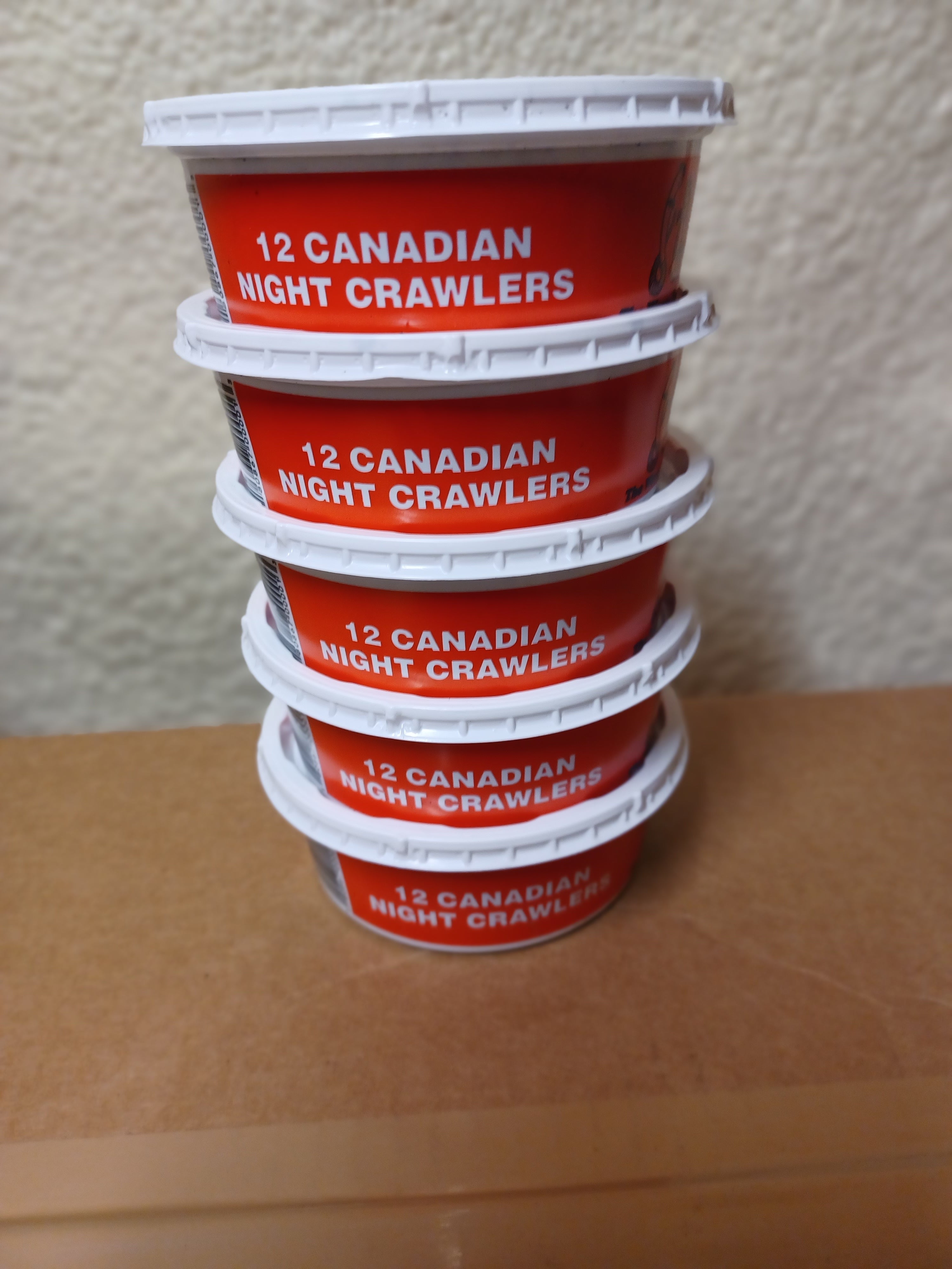 Canadian Nightcrawlers - Case of 60 - Shipped | Canadian Nightcrawlers ...